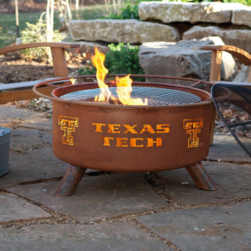 Collegiate Texas Tech Fire Pit | Hunnicutt Outdoor Living