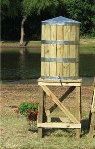 Metal Only- 8 Ft Texas Garden Water Tower Kit