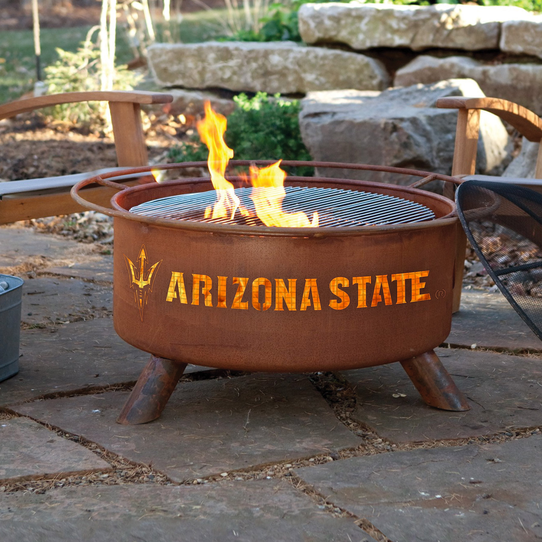Collegiate Arizona State Fire Pit Grill