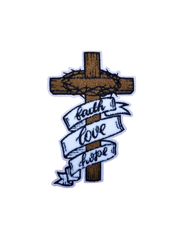 2x4 Embroidered Holy Bible Iron-On Patch! | CustoMines
