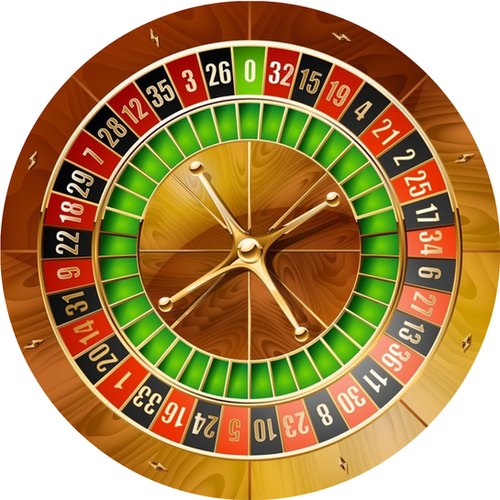 Roulette Wheel Edible Cake Topper | Elegant edible icing