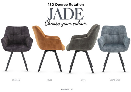 Jade Swivel Dining Chairs | Mays Home
