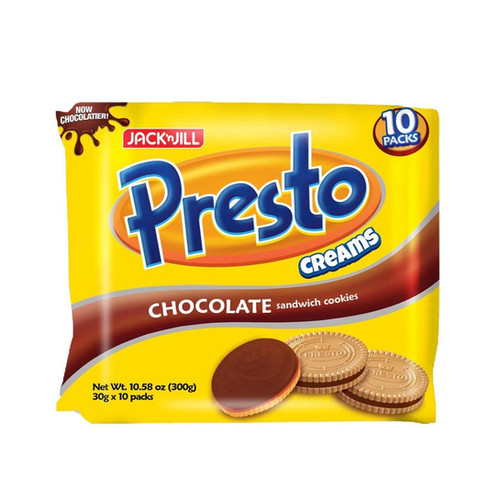 Presto Creams Chocolate (30g x 10) | Maya Collections