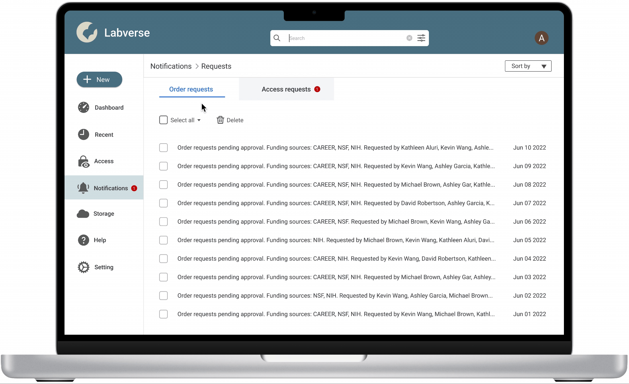 Lab Resource Management System Design | Dani Chen