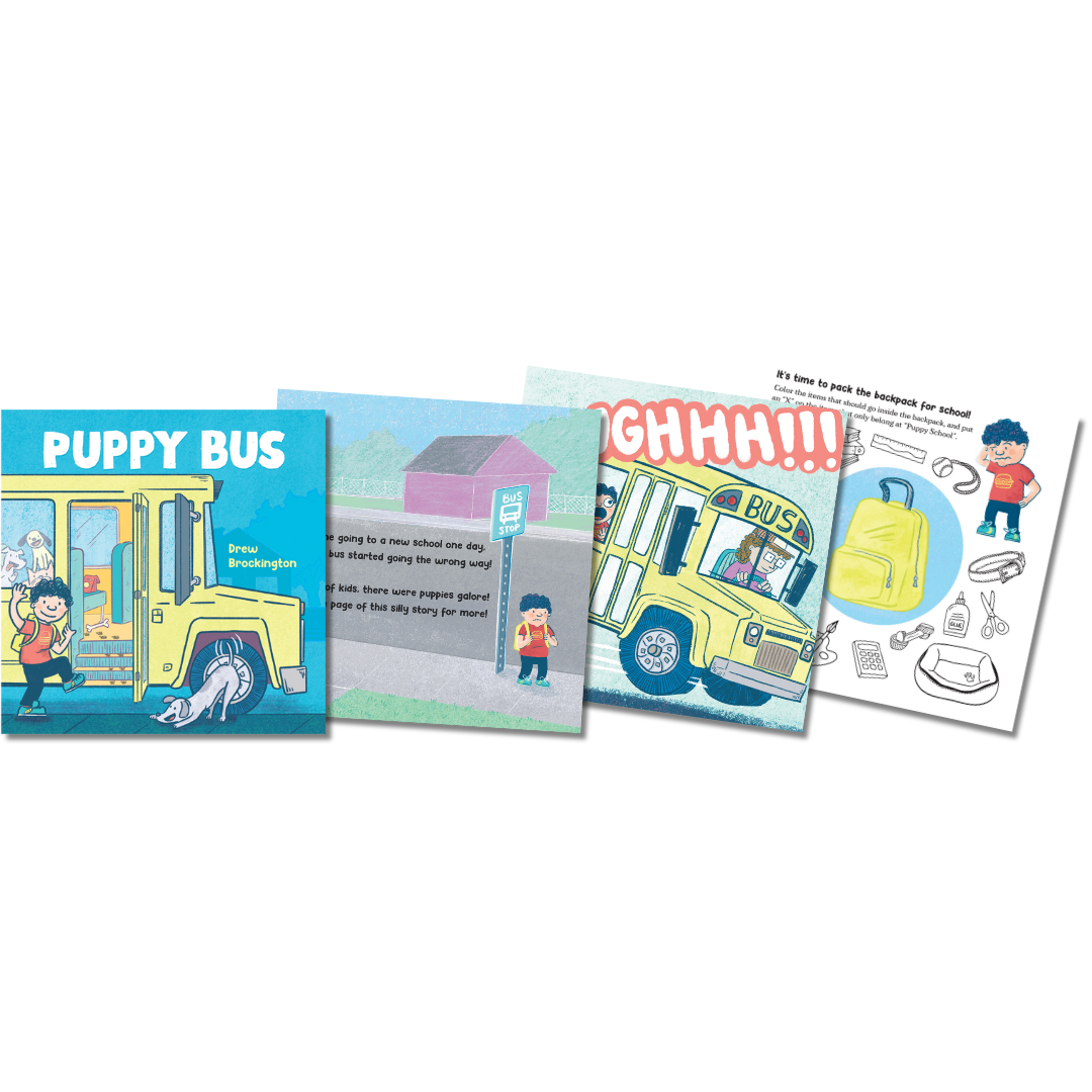 Puppy Bus | Storybook Greetings