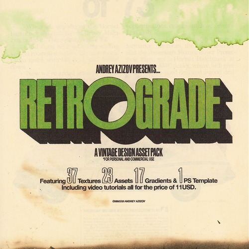 RETROGRADE Design Pack | Andrey Azizov