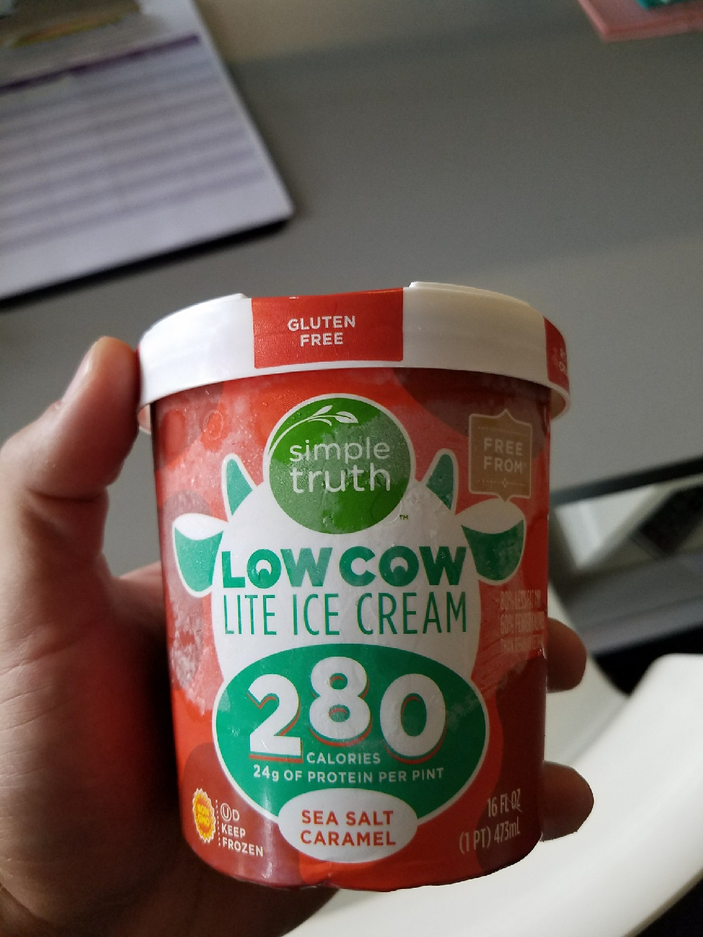 Review: Simple Truth Low Cow Lite Ice Cream - Sea Salt Caramel