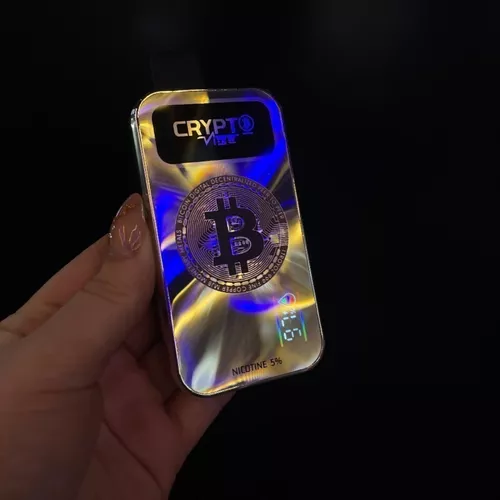CRYPTO VIBE BITCOIN 20K STAR BLUE RAZZ ICE 20.000 PUFFS 5% | bairesvapor