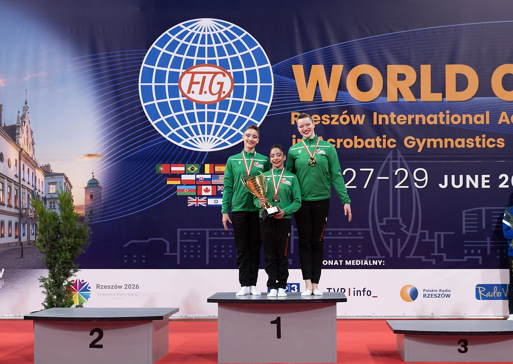 Acrobática: Ema Fernandes, Leonor Carreira e Alicia Santos vencem ...