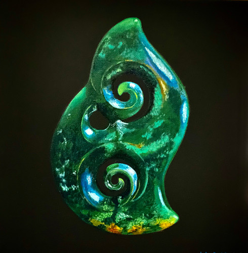 Double Koru - Open Edition Print | Lanak