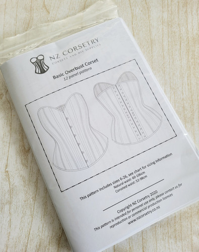 Basic Overbust Corset - PRINTED pattern | NZ Corsetry