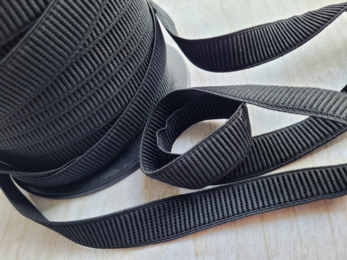 Ribbed Elastic/0.5m | NZ Corsetry