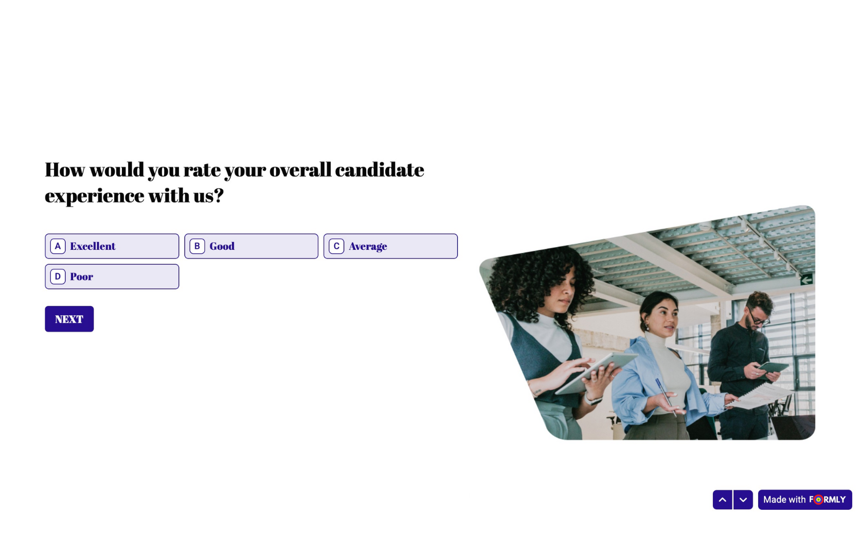 Candidate Experience Survey Template | Formly