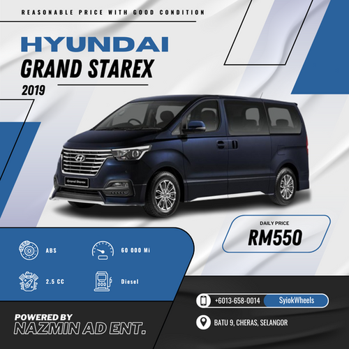 Hyundai Starex | Car Rental Production