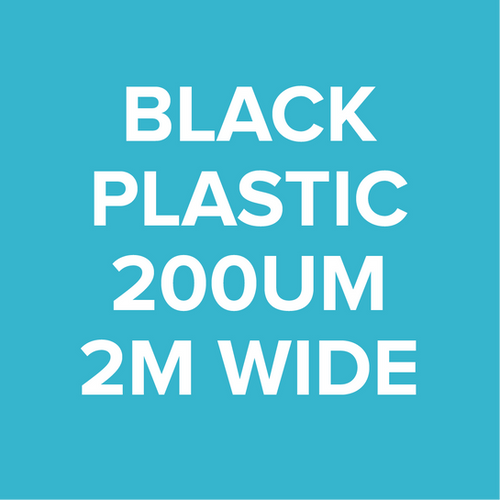 Black Plastic 200um 2m Wide Supplies & Delivery Perth - Littleloads