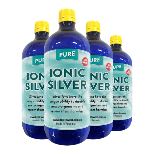 4 Ionic Silver 20 PPM 1 Litre Bundle | Healthwest