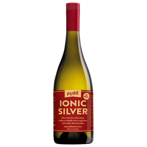 Ionic Silver 40 PPM 750ml Glass Bottle | Healthwest