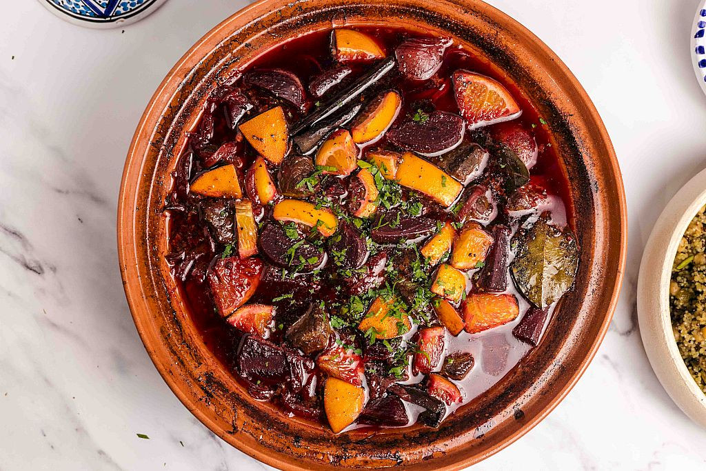 Beef Tagine with Beetroot and Orange