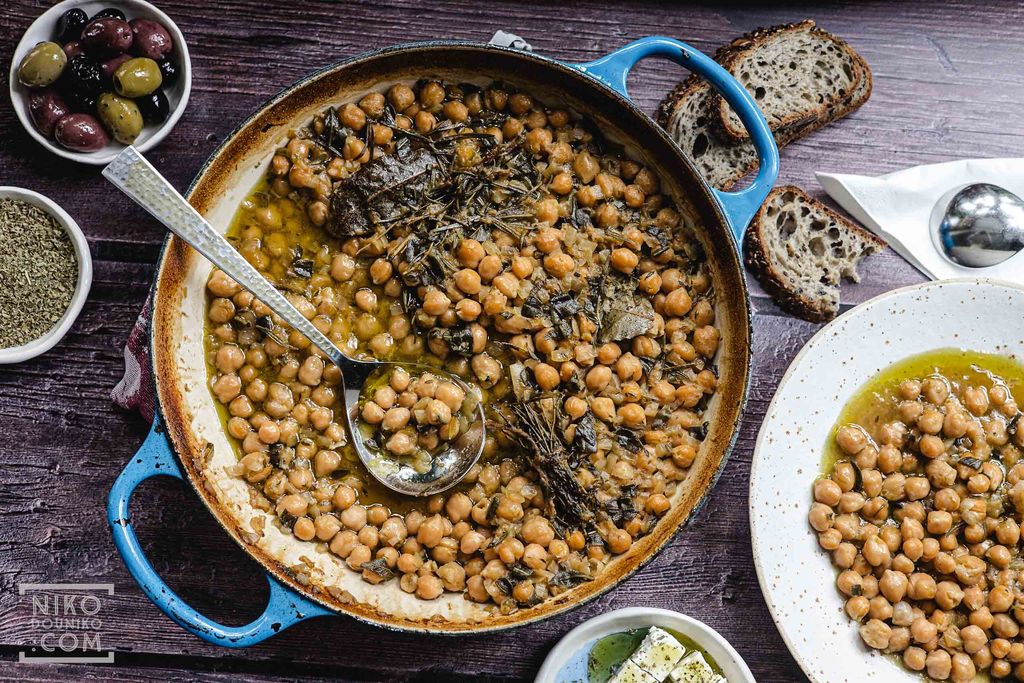 Greek Island Chickpea Revithada Stew (Κυκλαδίτικη Ρεβυθάδα)