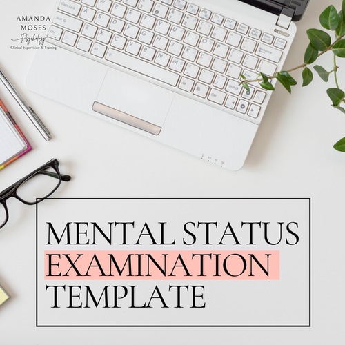 Mental Status Examination Resource | AM Psychology