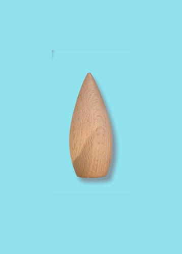 9cm beech cone EN71-1 | WoodenULikeThis