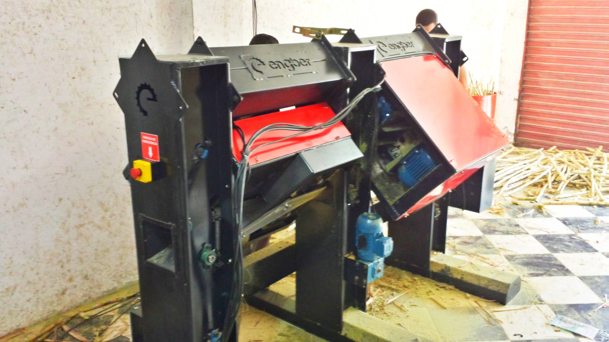 Máquina de Raspar Cana Industrial