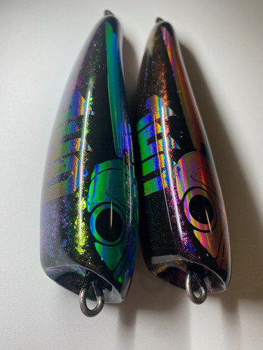 Geronimo 150mm Dive Popper slim, Opalescence w/ matching mask | Omilu ...