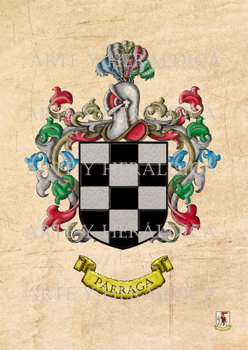 Párraga escudo vintage en PDF | Arte y Heráldica