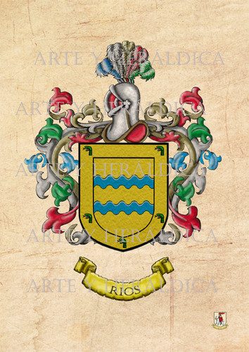 Ríos escudo vintage PDF | Arte y Heráldica