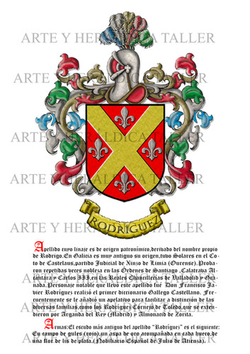 Rodríguez escudo con leyenda PDF | Arte y Heráldica