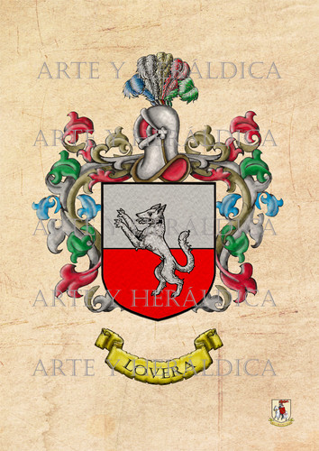 Lovera escudo vintage en PDF | Arte y Heráldica