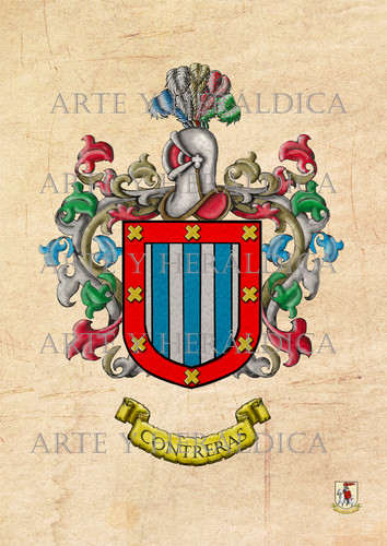 Contreras escudo Vintage en PDF | Arte y Heráldica