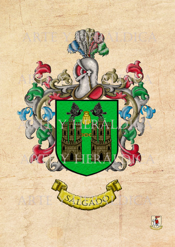 Salgado escudo vintage PDF | Arte y Heráldica