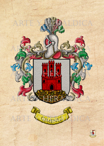 Giménez escudo vintage en PDF | Arte y Heráldica
