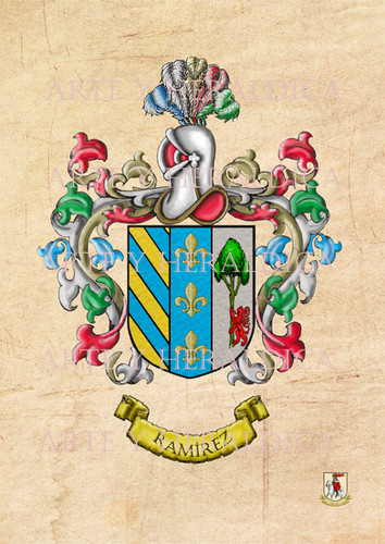 Ramírez escudo vintage en PDF | Arte y Heráldica