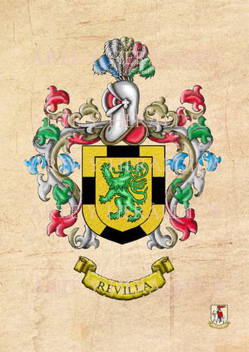 Revilla escudo vintage en PDF | Arte y Heráldica