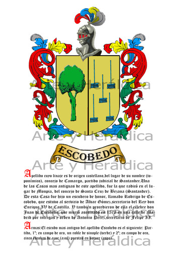 Escobedo PDF | Arte y Heráldica