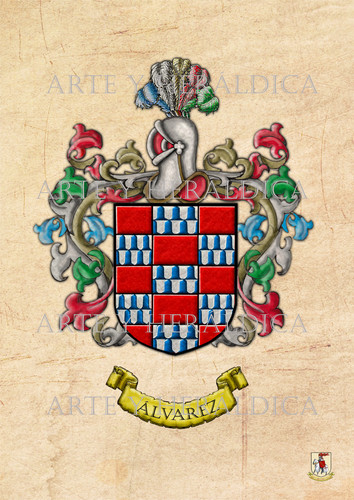 Alvarez escudo apellido PDF | Arte y Heráldica