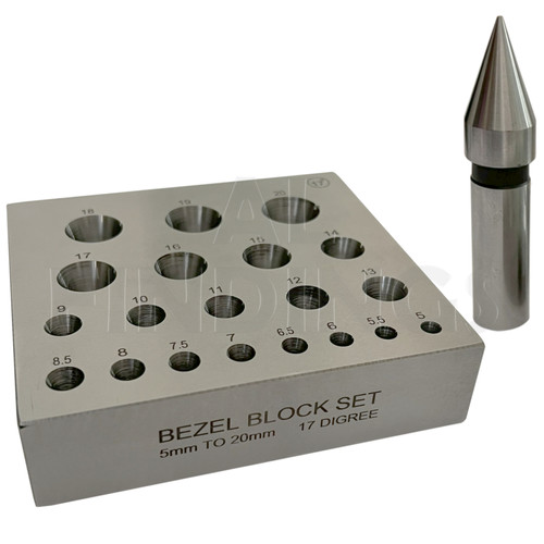 Collet Block with Round Holes 17 Degrees 5mm-20mm | al-findings