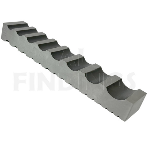 8" Steel Bending/ Doming Block Double Sided | al-findings