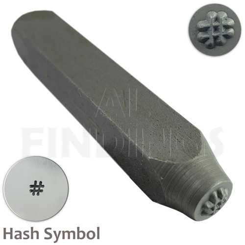 6mm Hash Design Stamp | al-findings