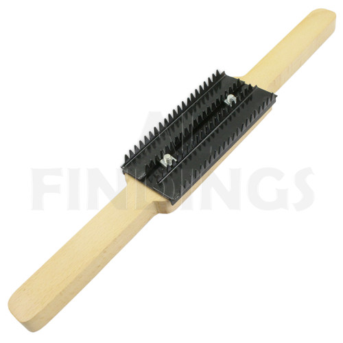 15" Wooden Buffing Rake | al-findings