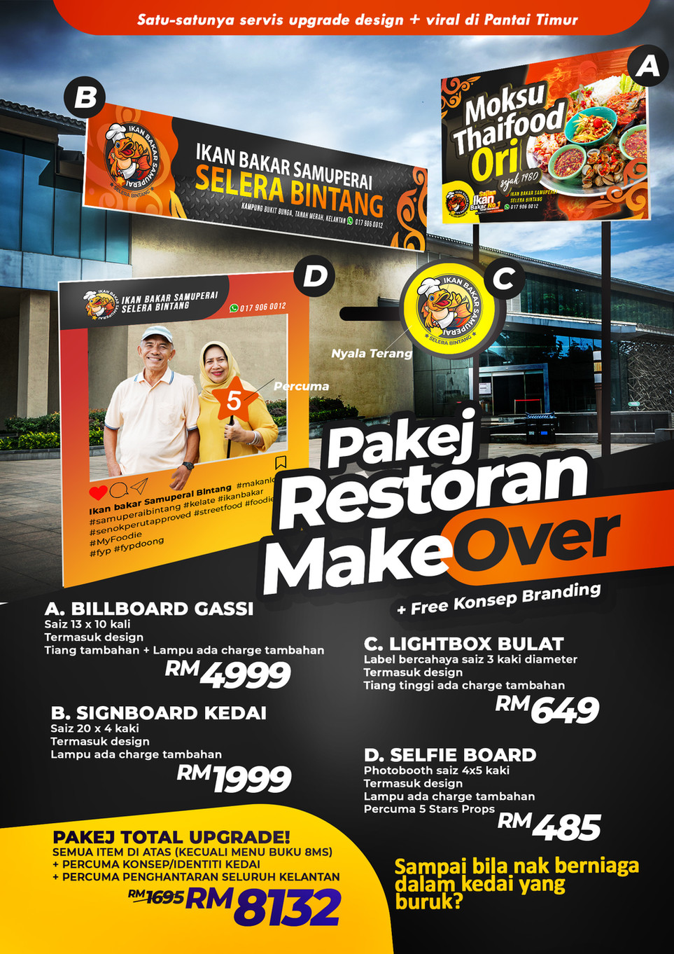 PAKEJ REVIEW DAN REBRANDING SENOK PERUT | aubeenacreative