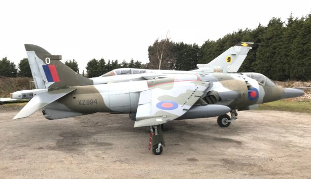 Harrier GR3 XZ994 restoration complete and exported to Estonian ...