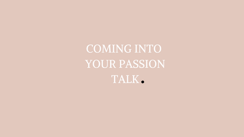 Coming Into Your Passion Talk & Meditation | emmesajady