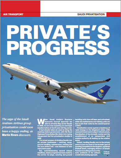 Aviado Partners featured in Arabian Aerospace magazine