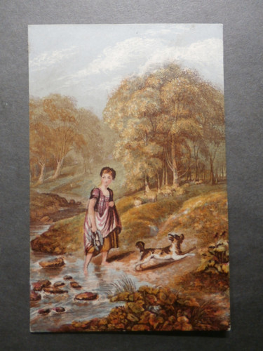 Crossing the Brook | www.georgebaxter.com