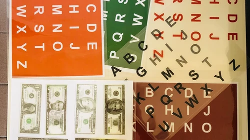 Laminated Letterboard and Currency board | Halo Soma