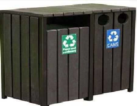 Recycle Dustbin 2 Way | Green Furniture