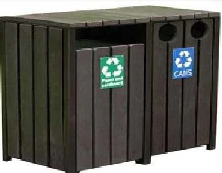 Recycle Dustbin 2 Way | Green Furniture